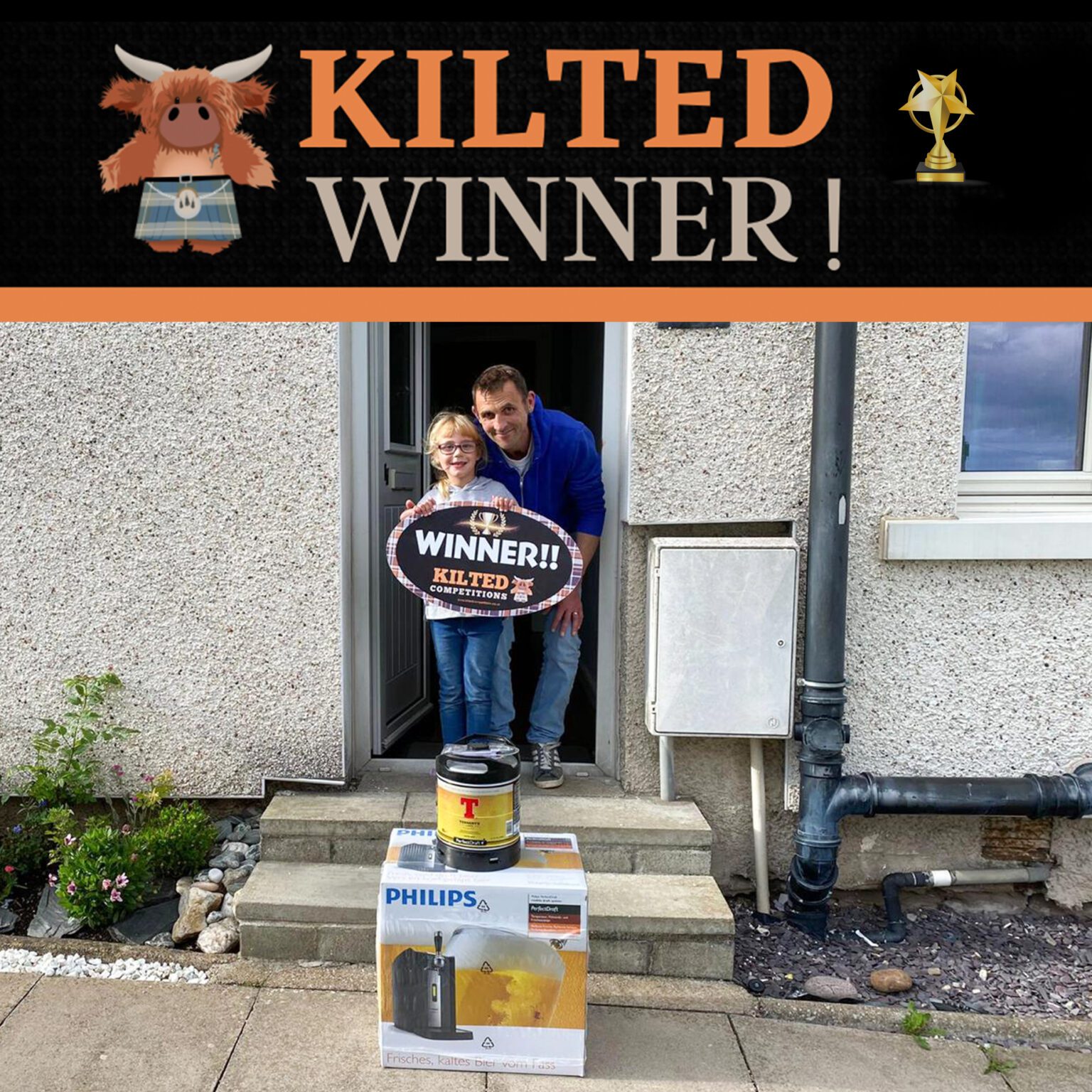 PHILIPS PERFECT DRAFT BEER PUMP WITH TENNENTS KEG #38 - Kilted Competitions