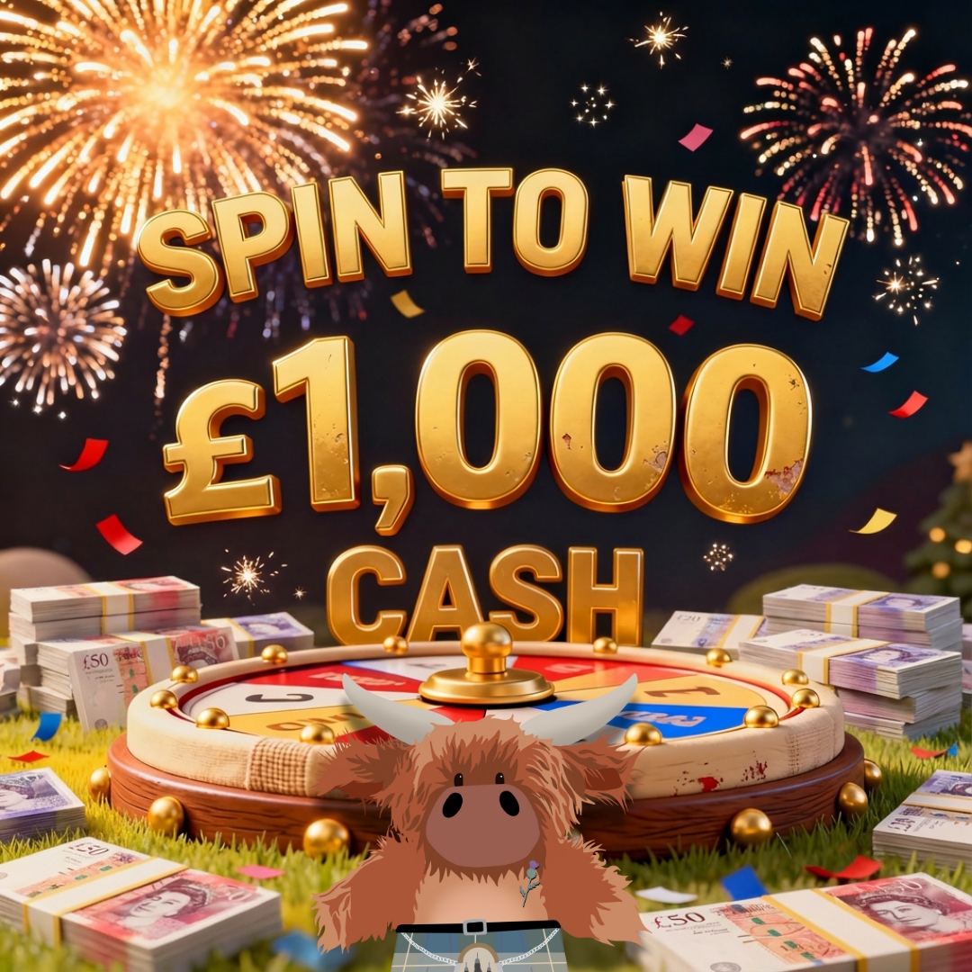 Spin to Win Up To £1,000 Cash